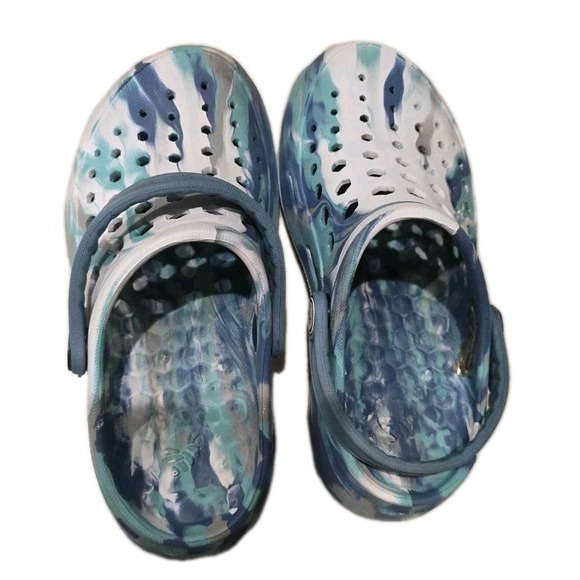 Joybees | Shoes | Joybees Kids Active Clog Marbled Rapids Blue Eva Foam ...